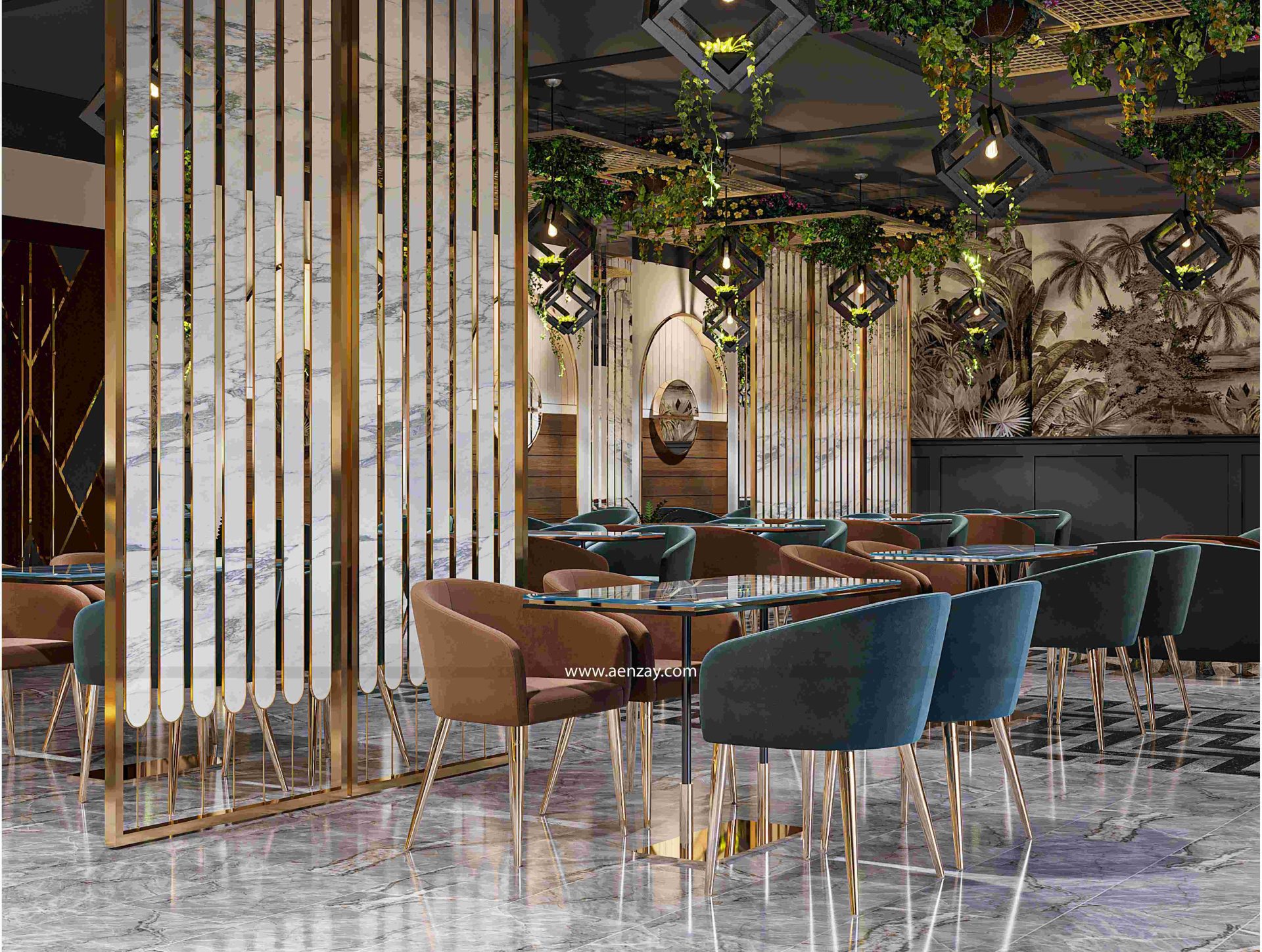 café interior design