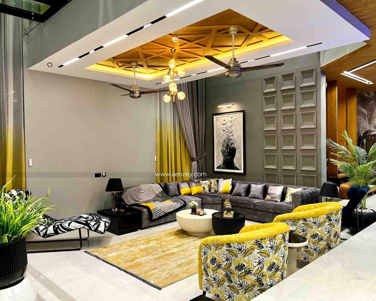 M. Ali Malik (1 Kanal House DHA Phase 7 Lahore) | Aenzay Interior & Architect