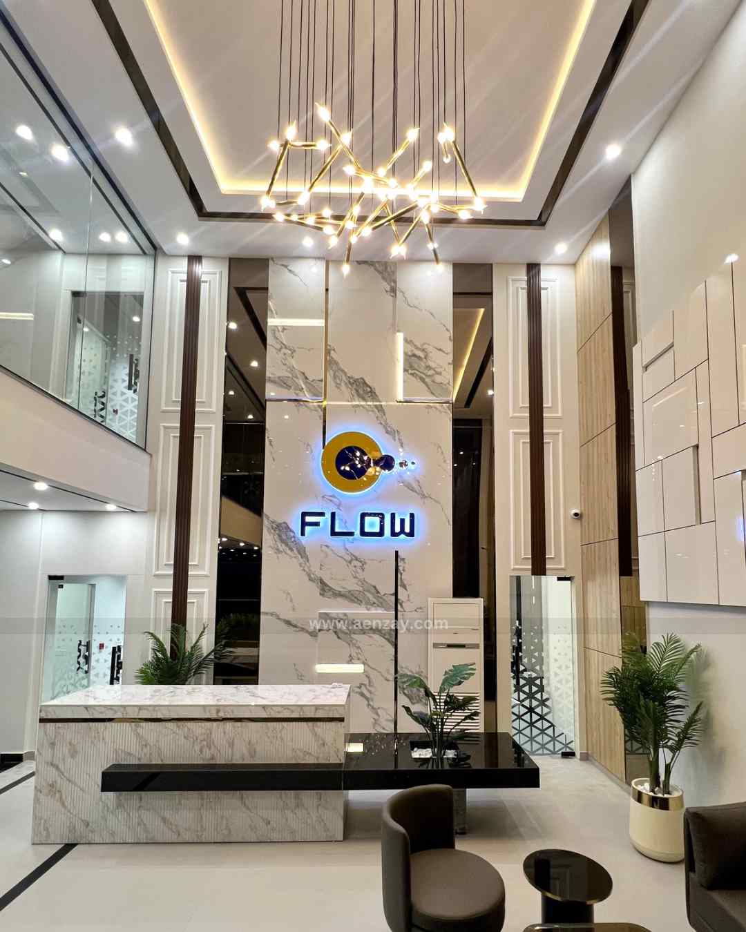 Flow Petroleum (11000 Sqft DHA Raya, Lahore) | Aenzay Interior & Architect